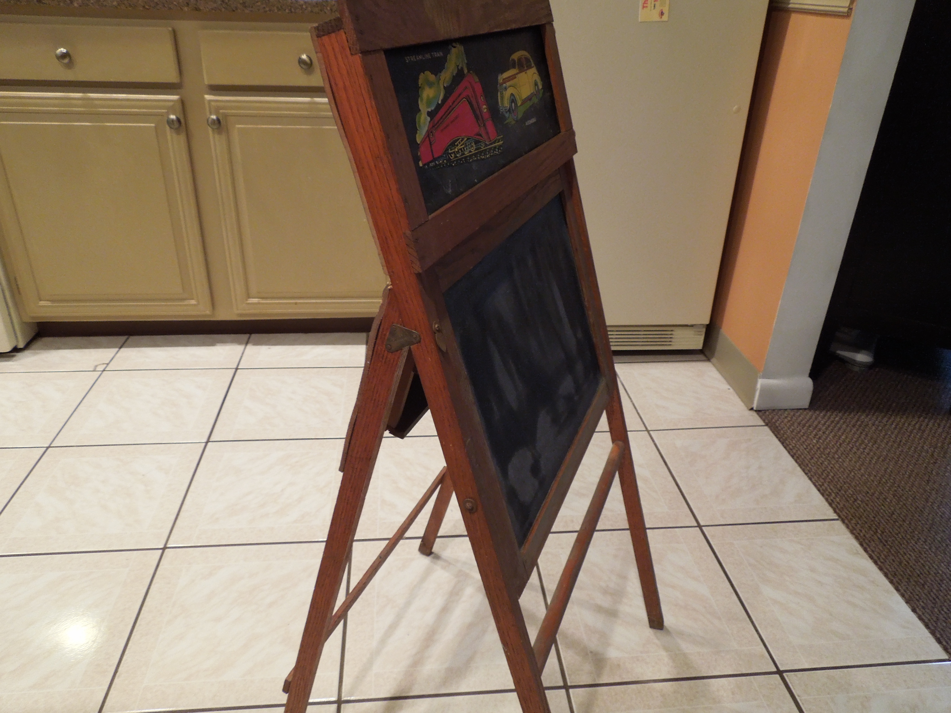 National School Slate Co. Slaginton Penna USA Folding Chalkboard ...
